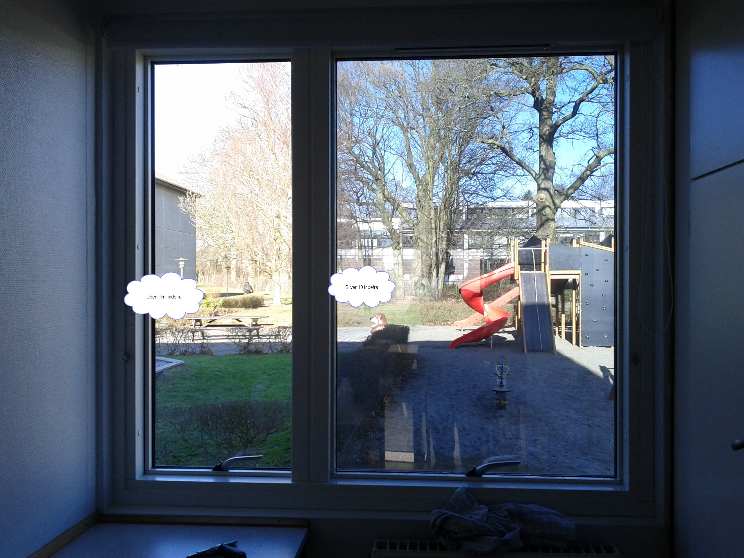 Vinduesfolie og Sandblæst folie til privatliv - One-Way film til vinduer